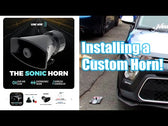 The Sonic Horn - Wireless Customizable Novelty Car Horn